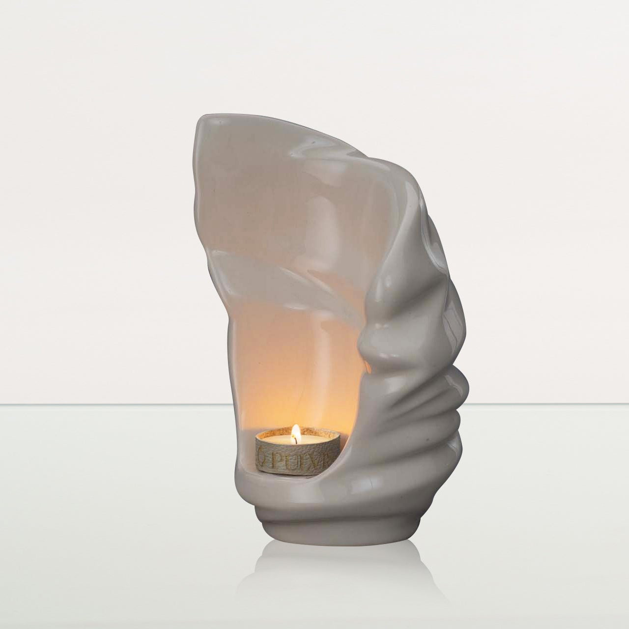 Handmade Cremation Keepsake Urn "Light" - Small Urn | Off-white | Cera ...
