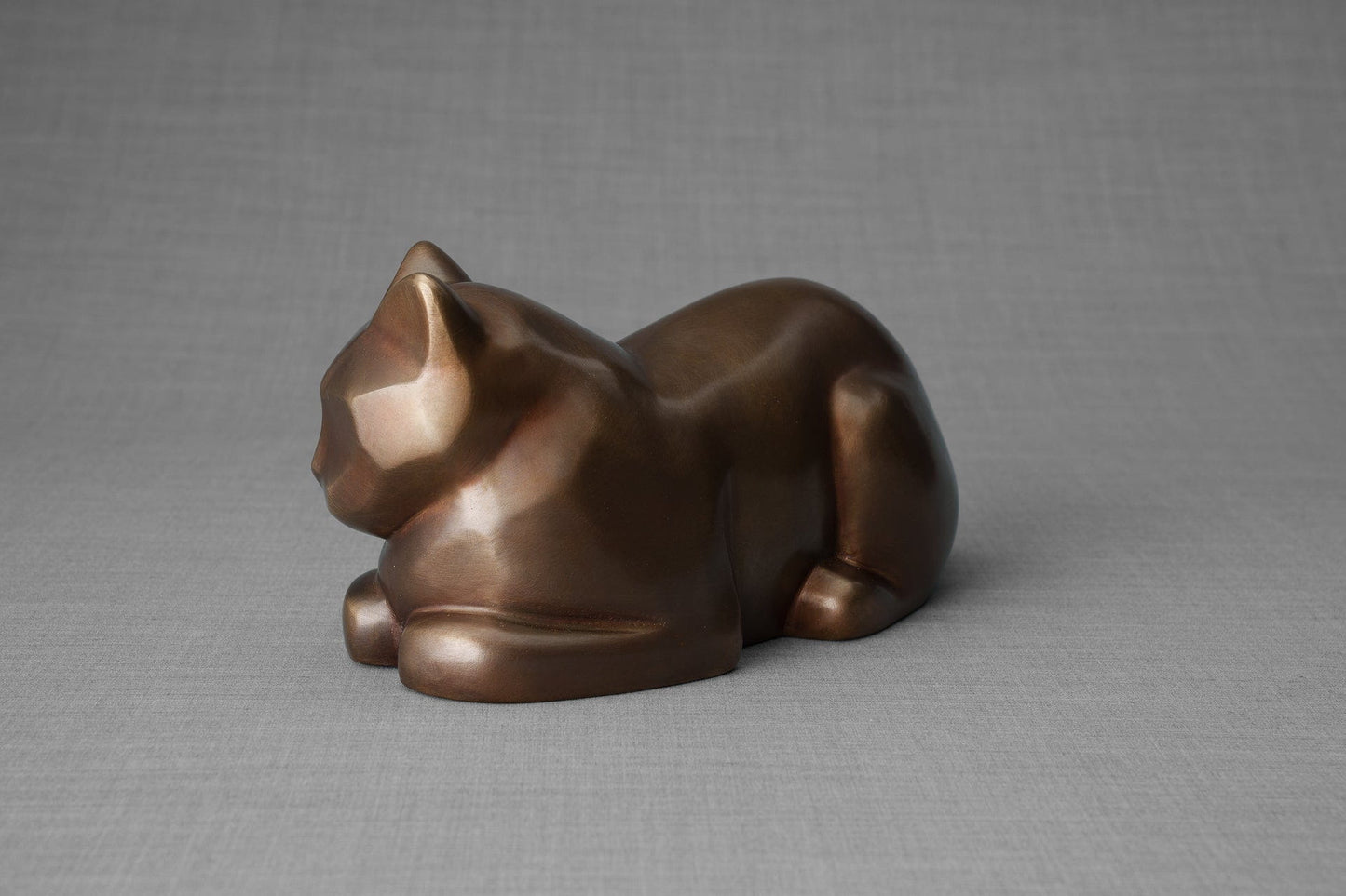 Cast Bronze Cat Urn "At Rest" | Premium Quality Bronze | Cat Urn