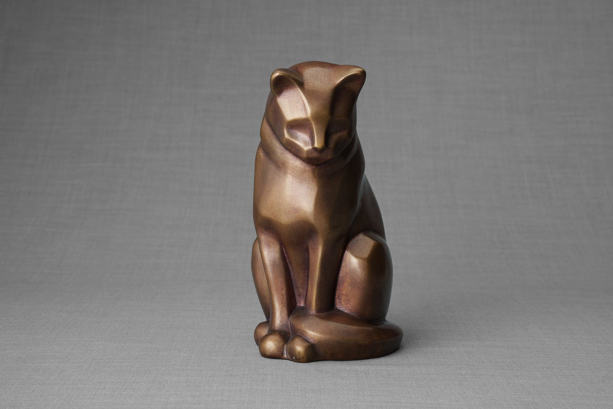 Cast Bronze Cat Urn Neko | Premium Quality Bronze | Pet Urn