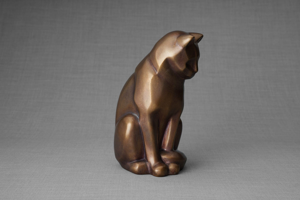 Cast Bronze Cat Urn Neko | Premium Quality Bronze | Pet Urn