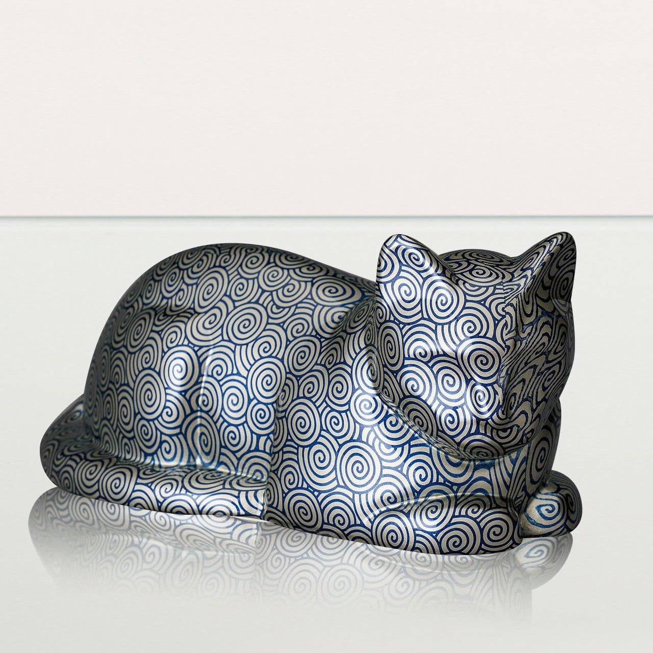 HydroGraphics Pet Urn For Cat - "Vortex" - Ceramic | Hydro Dipping ...