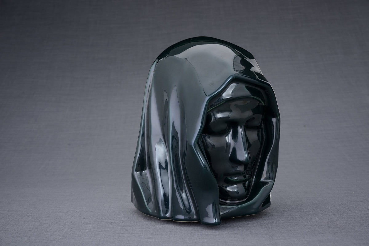 The Holy Mother - Handmade Cremation Urn for Ashes, color Oxide Green ...