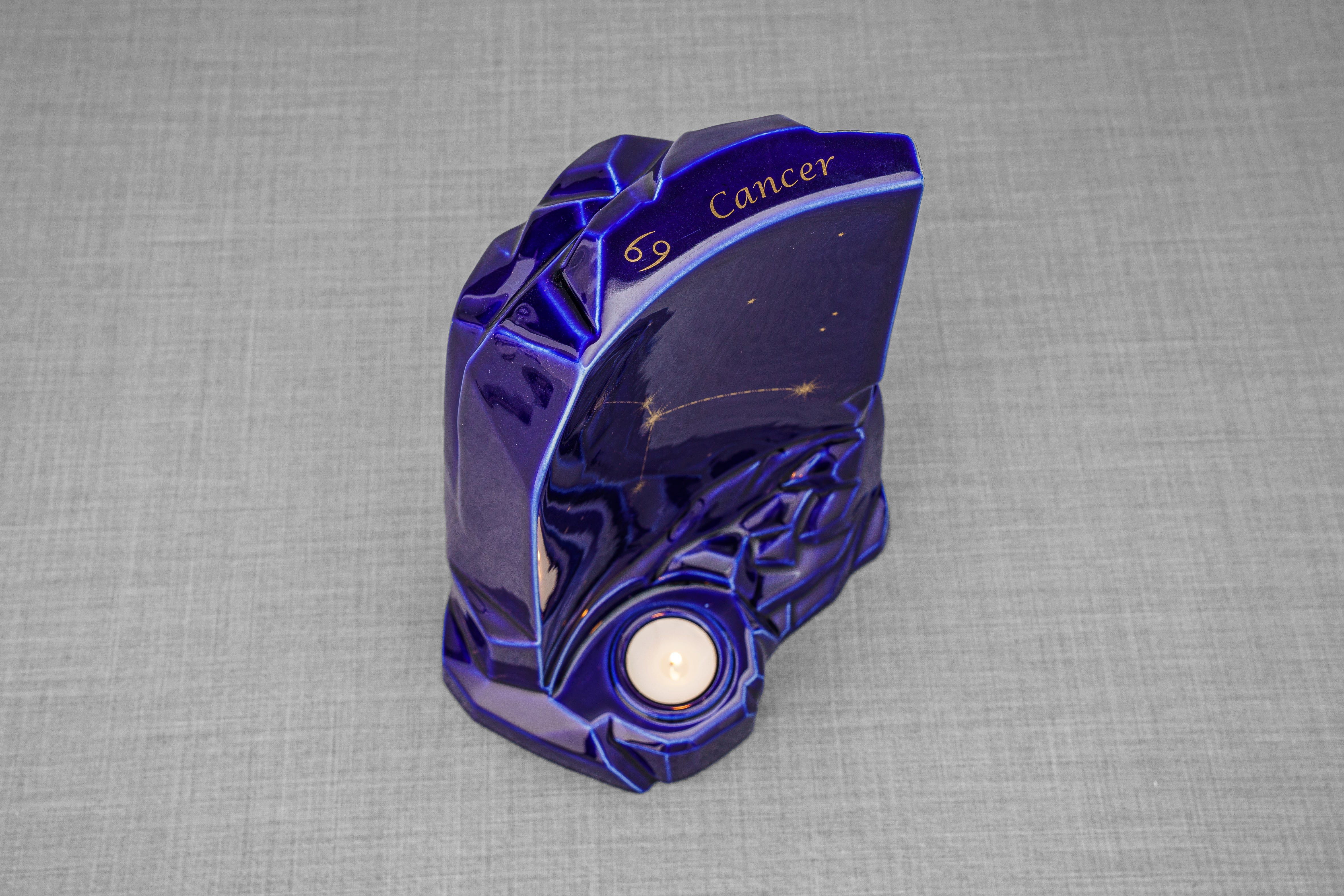 Zodiac Urn - Handmade Cremation Memorial by Pulvis Art Urns